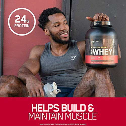 Optimum Nutrition Gold Standard Whey Vanilla Ice Cream -- 5 lbs