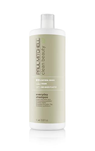 Paul Mitchell Clean Beauty Everyday Shampoo, Boosts Shine, Adds Body, For All Hair Types, 33.8 fl. oz.