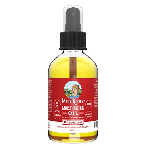 Skincare | Makeup Remover | Organic Moisturizing Oil for Body & Hair | Moisturizer for Hair Skin Nails Face | Improves Stretch Marks & Acne Scars | Great for All Skin Types | Vegan | Non-GMO | 4 Fl Oz