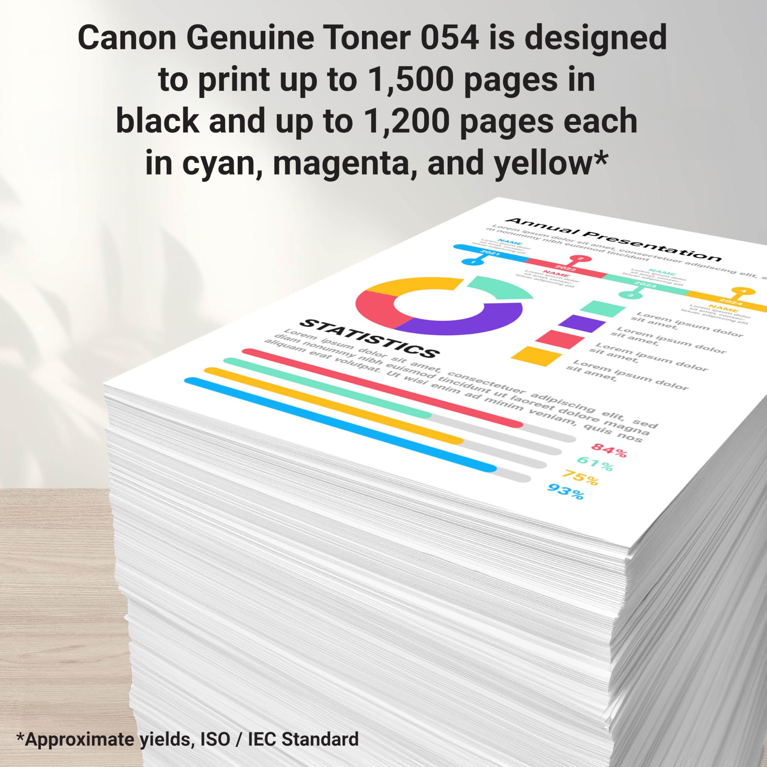 Canon Genuine Toner, Cartridge 054 Black (3024C001) 1 Pack, for Canon Color imageCLASS MF641Cdw, MF642Cdw, MF644Cdw, LBP622Cdw Laser Printers