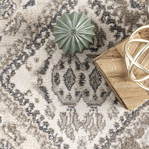 nuLOOM Becca Vintage Tile Area Rug, 8' x 10', Beige