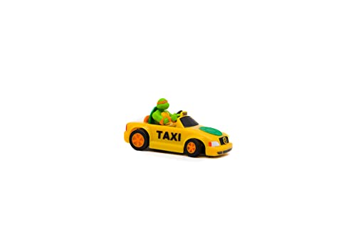 Teenage Mutant Ninja Turtles Toy, Michelangelo Micro Shell Racer Vehicle, TMNT Ninja Racing Toy for Kids, Classic Edition for Kids, Ages 3+