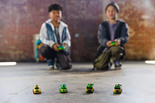 Teenage Mutant Ninja Turtles Toy, Michelangelo Micro Shell Racer Vehicle, TMNT Ninja Racing Toy for Kids, Classic Edition for Kids, Ages 3+