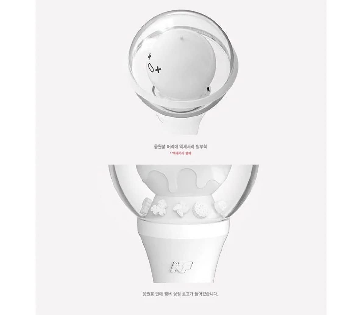 KPOPINTOUCH N Flying Official Light Stick Ring Fan Cheering Lightstick for K-Pop Idol Concert Lightup Lighting Merchandise