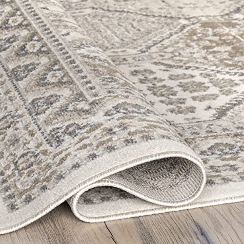 nuLOOM Becca Vintage Tile Area Rug, 8' x 10', Beige
