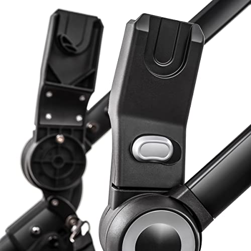 Elittle Baby Car Seat Adapters Compatible with Multiple Models of Car Seats for Maxi-COSI,Nuna,Cybex,Besafe, The Bottom Must be Attached to The Elittle Emu Stroller