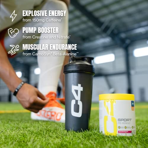 Cellucor C4 Sport Pre Workout Powder Fruit Punch - NSF Certified for Sport | 30 Servings, Packaging may vary.