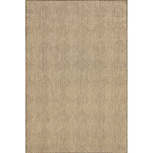 nuLOOM Freda Casual Geometric Indoor/Outdoor Area Rug, 8' x 10', Beige