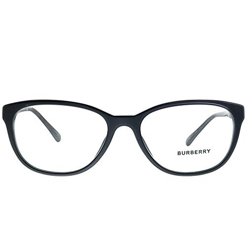 BURBERRY BE 2172 3001 Black Plastic Round Eyeglasses 52mm