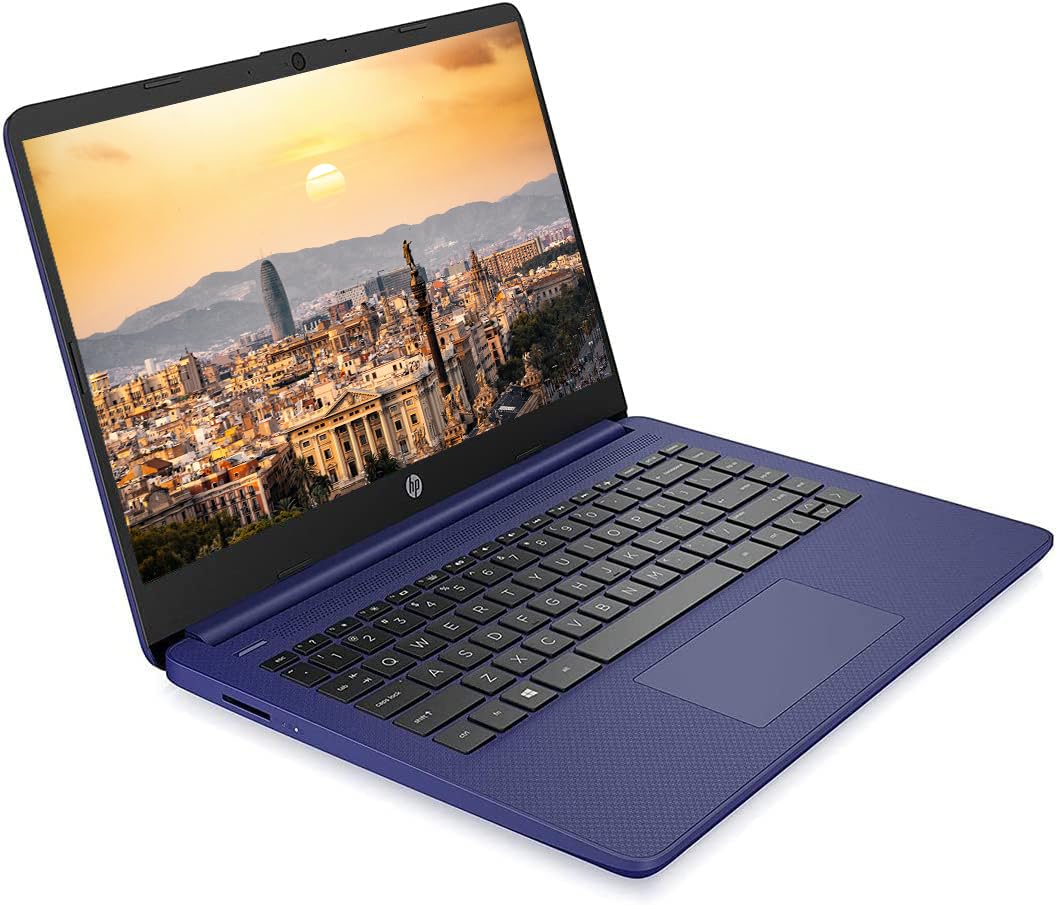 HP 2024 Premium 14'' HD IPS Touchscreen Laptop, AMD Processor Up to 2.59GHz, 4GB DDR4 RAM, 192GB SSD, HDMI, Ultra-Fast WiFi Speed, SD Slot, Windows 11 OS(Renewed)