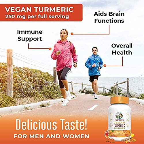 MaryRuth Organics Elderberry Gummies for Immune Support (Cherry) & Vegan Turmeric Gummies Bundle Ingredients for Adults & Kids with Echinacea, Vitamin C and D | Organic Turmeric Curcumin Extrac