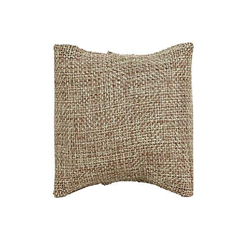 888 Display® 4-Pieces Bracelet Watch Pillow Jewelry Displays (3" x 3", Burlap)