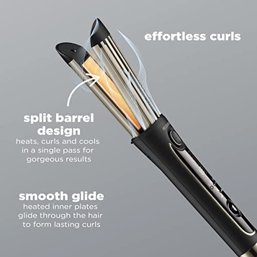 INFINITIPRO BY CONAIR Cool Air Curling Iron, Protects Against Damage and Locks in Style for Effortless Long Lasting Curls & Waves