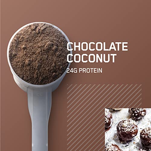 Optimum Nutrition Gold Standard 100% Whey Protein Powder, Chocolate Coconut, 5 Pound (Packaging May Vary)
