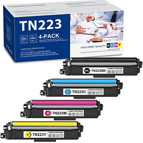 BERY BERYINK Compatible TN223BK TN223C TN223M TN223Y Toner Replacement for Brother MFC L3770CDW L3710CW Black,Cyan,Magenta,Yellow BY -TN223-4PK(KCMY) BY -TN223-4PK(KCMY)