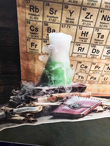 Leyiyi 5x3ft Vintage Chemistry Lab Backdrop Rustic Wooden Cottage Retro Maps Chemist Microscope Retro Periodic Elements Table Quil Photo Background Cowboy Kids Portrait Studio Prop Vinyl Banner