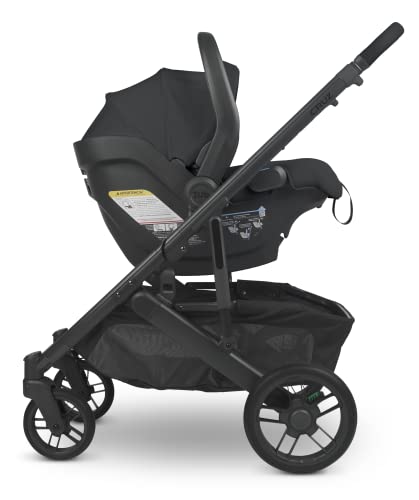 Cruz V2 Stroller - Gwen (Green Melange/Carbon/Saddle Leather) + MESA V2 Infant Car Seat - Jake (Charcoal)