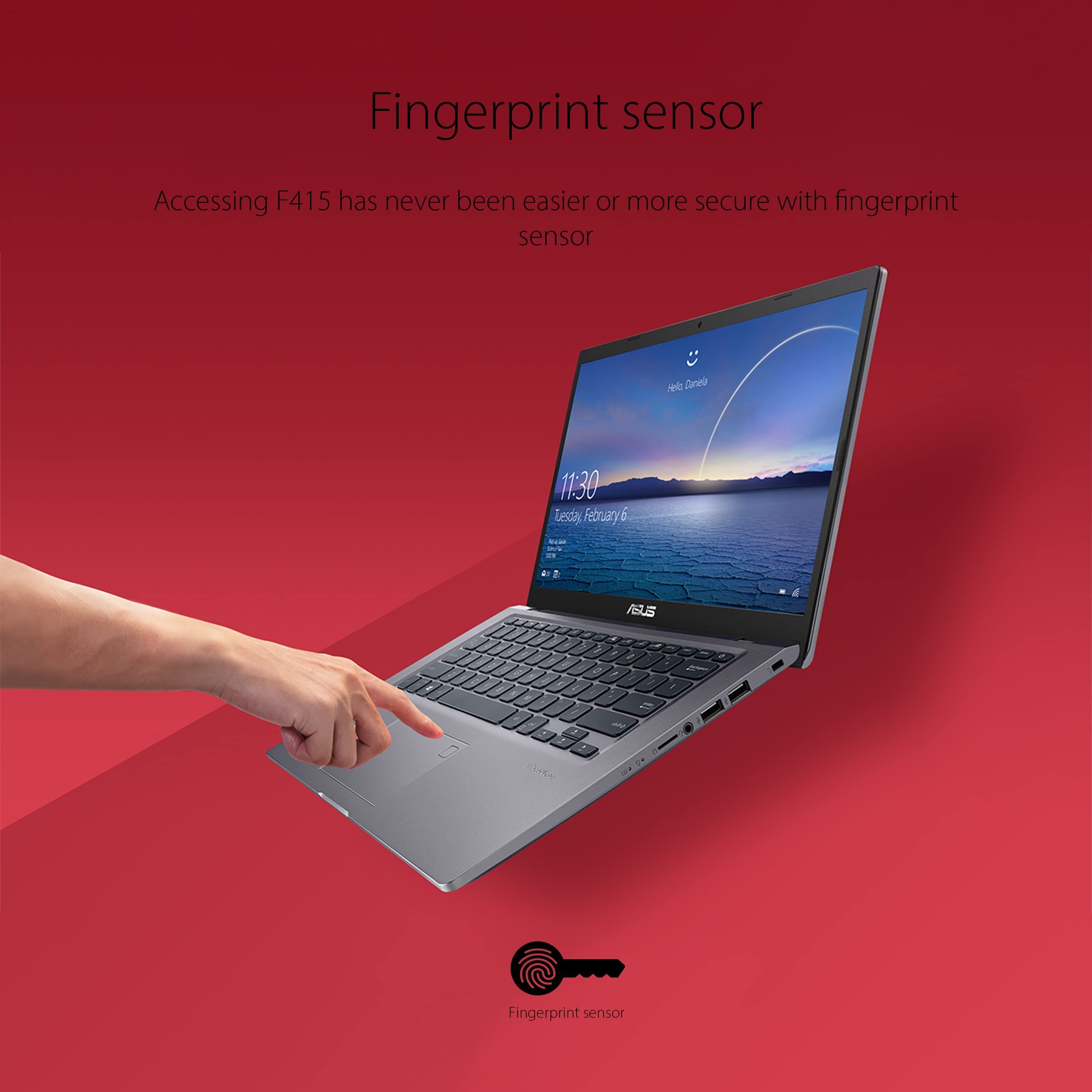 ASUS 2022 Newest VivoBook 14 Laptop, 14 inch IPS FHD Display, Intel Core i3-1115G4, 20GB RAM, 1TB SSD, Fingerprint Reader, Wi-Fi, Bluetooth, Windows 11 Home in S Mode, Bundle with Cefesfy Accessory