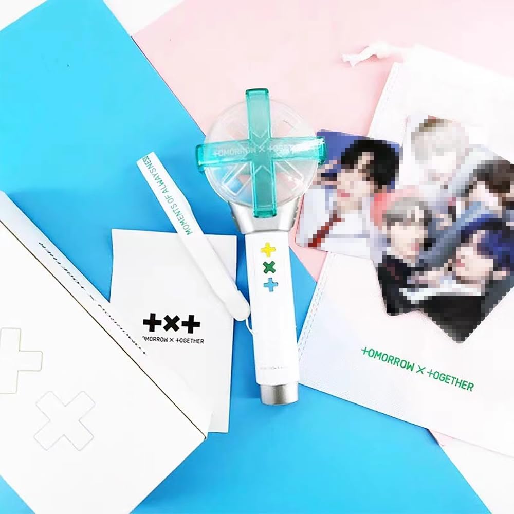 HYUNLAI TXT Official Light Stick Version 2 Kpop Light Stick for Concert (+ Special Kpop Photocards Set)