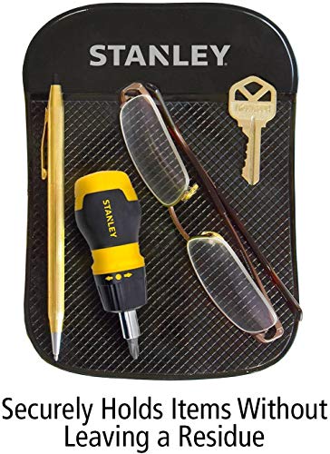 STANLEY S4006 4.5" x 6.5" Extra-Strong Anti-Slip Grip Dashboard Gel Pad for Cell-Phone, Tablet, GPS, Keys or Sunglasses
