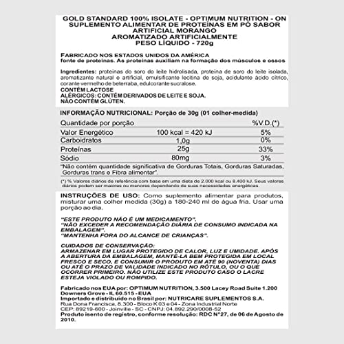 Optimum Nutrition on Isolate, Vanilla Soft Serve, 1.62 Pound