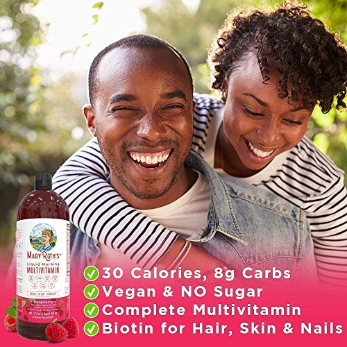 Liquid Multivitamin Raspberry & Liquid Multimineral Cranberry Bundle by MaryRuth’s | Vitamin A, B, C, D3, E & Amino Acids | Immune & Energy Support | Sleep Support | Magnesium Calcium & MSM Supplement