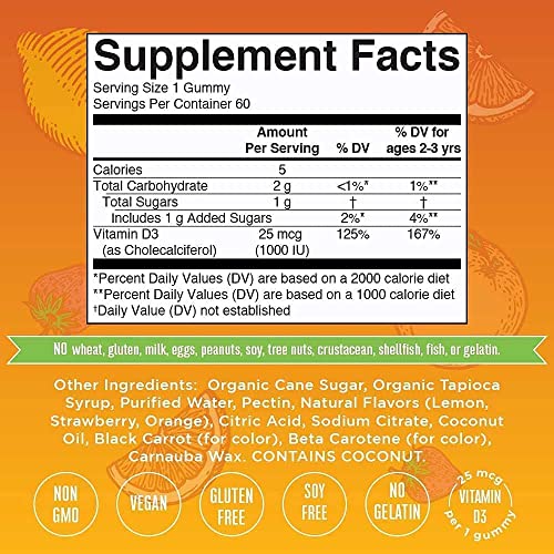 MaryRuth Organics Kids Vitamin D3 Gummies & Kids Probiotic USDA Organic Gummies Bundle | Bone Strength, Phosphorus and Calcium Absorption | Immune Support, Digestive & Gut Health Supplement for Kids