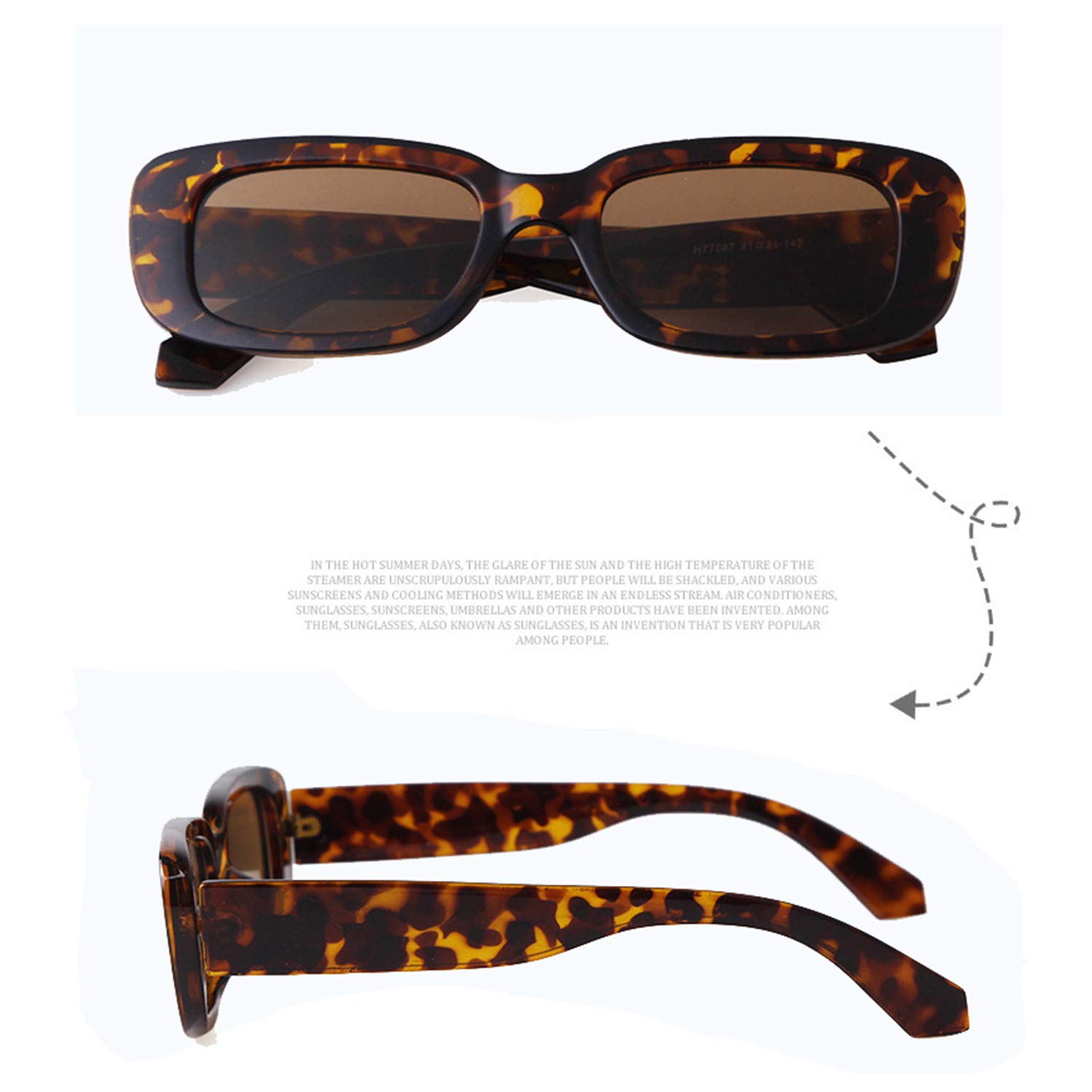 ADE WU Rectangle Sunglasses for Women Men Retro 90s Sunglasses Womens Trendy Rectangular Sun Glasses Y2K Unisex Stylish 2025