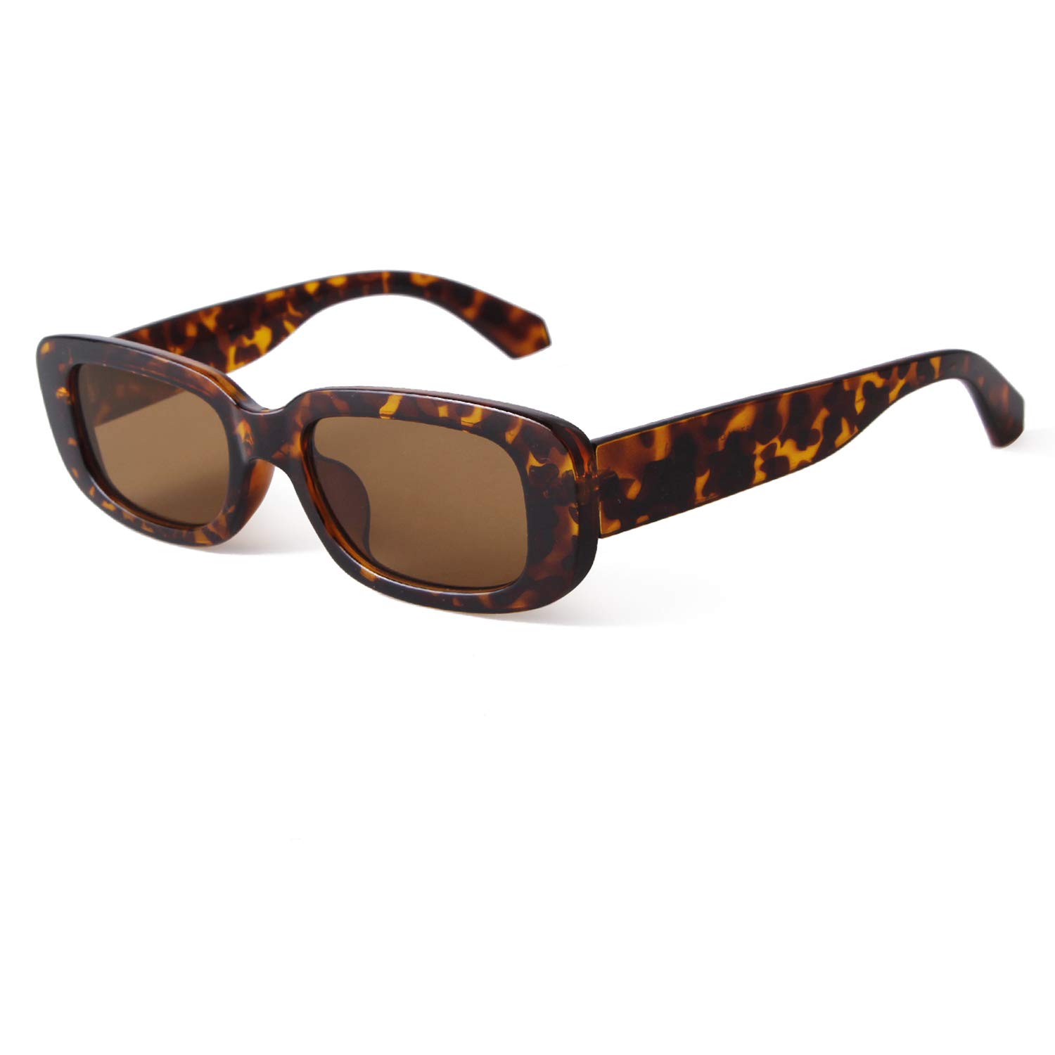 ADE WU Rectangle Sunglasses for Women Men Retro 90s Sunglasses Womens Trendy Rectangular Sun Glasses Y2K Unisex Stylish 2025