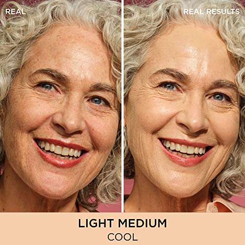 IT Cosmetics CC+ Cream, Light Medium (C) - Color Correcting Cream, Full-Coverage Foundation, Hydrating Serum & SPF 50+ Sunscreen - Natural Finish - 1.08 fl oz