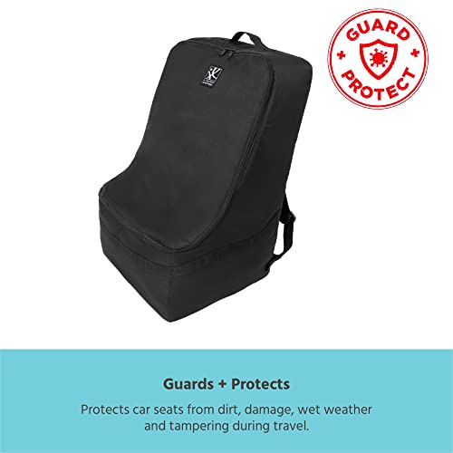 J.L. Childress Ultimate Backpack Premium Padded Car Seat Travel Bag - Large, High Quality, Durable, Secure, Universal Airport Gate Check Bag, Black
