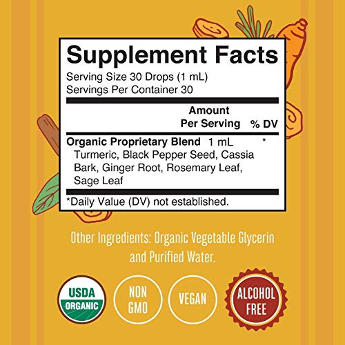 Vitamin D3 Liquid Spray & Turmeric Gold Liquid Drops Bundle by MaryRuth's | Plant-Based from Lichen Organic Non-GMO | Liquid Herbal Blend for Immune & Digestive Support
