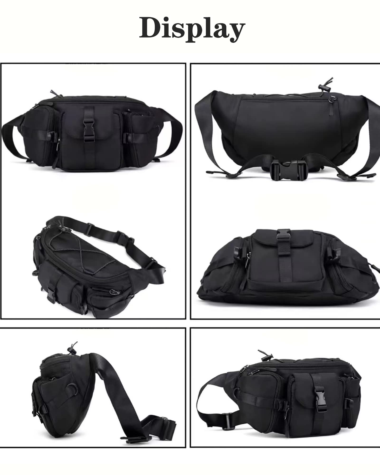 Chenstabar Sling Bag Chest Shoulder Backpack Small Men Crossbody Shoulder Bag Multipurpose Fanny Pack for Wallet Phone (Snap)