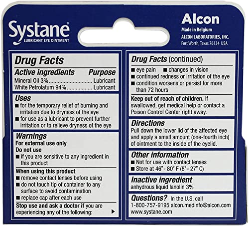 Systane Lubricant Eye Ointment 3.5 g 1 Pack Canadian