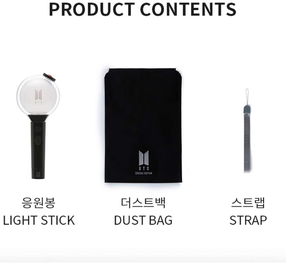 HYBE BTS Official Light Stick SE - MAP of The Soul (Incl.IDOLPARK Special BTS PhotocardS Set)