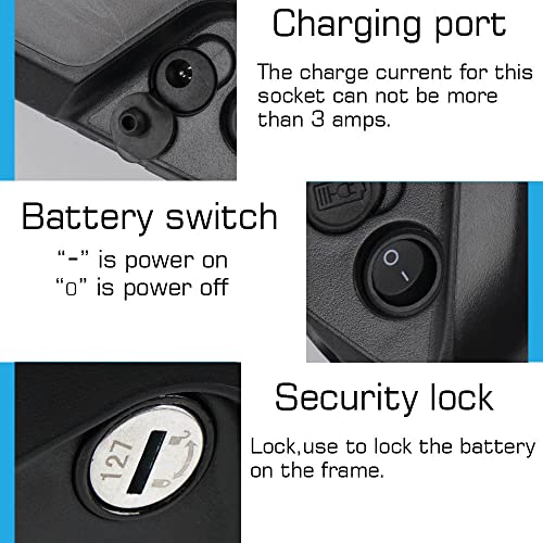 Unit Pack Power 52V 24Ah Ebike Battery for 1500W 1000W 750W 500W Bafang Mid Drive Bafang BBS001 BBS002 BBSHD - Ebike Conversion Kit Lith-ium Ion Battery
