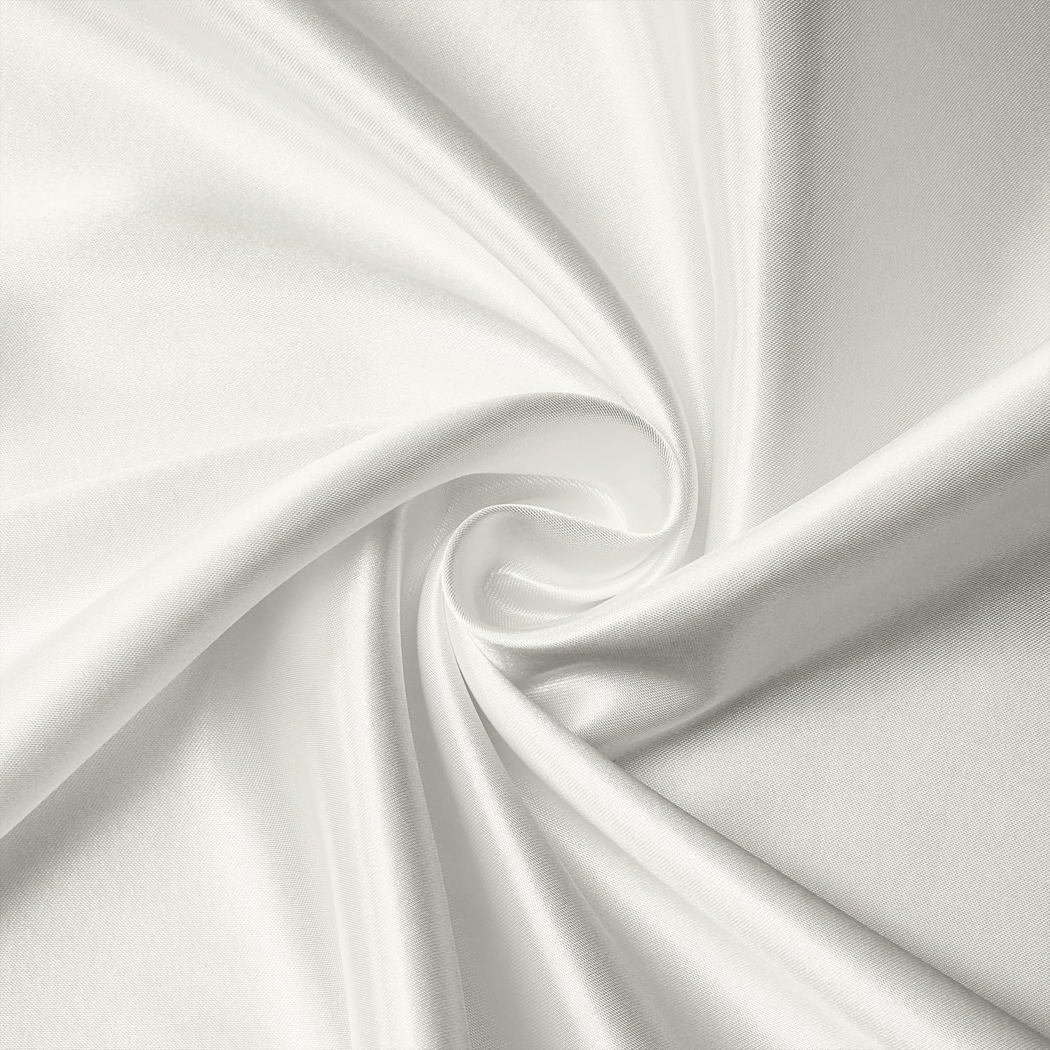 LXMGED Satin Silk Pillowcases for Skin and Hair,Set of 2 Satin Pillow Cases for Women with Envelope Closure,Soft Breathable Smooth Cooling Silk Pillow Covers for Gifts,Pure White,Queen (20" x 30")