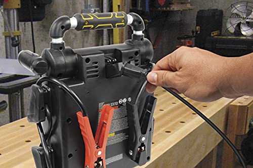 STANLEY J509 Portable Power Station Jump Starter: 1000 Peak Amp Battery Booster, USB Port, Battery Clamps