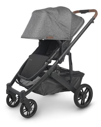 Cruz V2 Stroller – Greyson (Charcoal mélange/Carbon/Saddle Leather) + MESA- Jordan (Charcoal mélange)