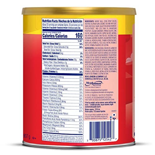 Enfagrow Premium Toddler Nutritional Drink 32 oz. Powder Can (Pack of 6) Dual Prebiotics for Immune Support, DHA for Brain Development, Natural Milk Flavor (Former Toddler Next Step) from Enfamil