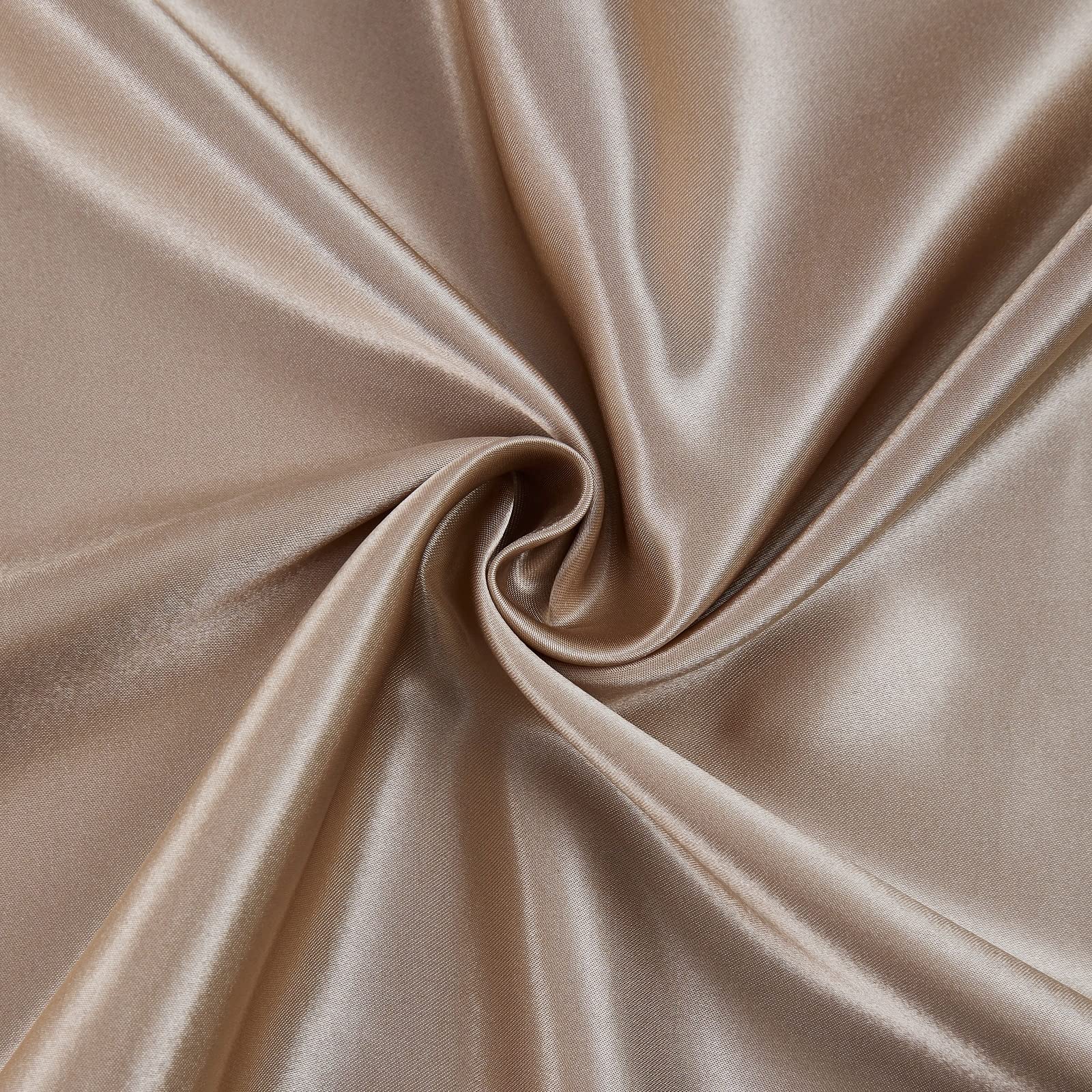 LCBD Satin Body Pillow Case for Hair and Skin, Taupe Silk Satin Body Pillow Case Cover, 20x54 Body Cooling Pillow Cover with Envelope Closure