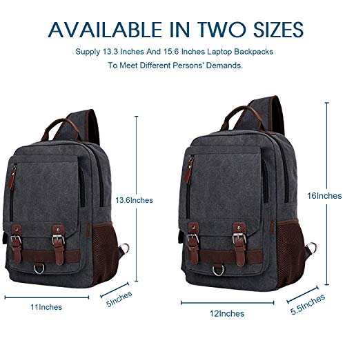 WOWBOX Sling Bag for Men Sling Backpack 13.3" Laptop Messenger Bag