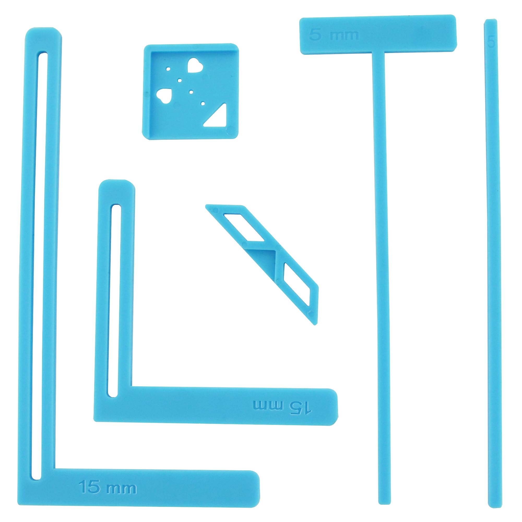 UPTTHOW 6Pcs Bookbinding Easy Scrapbooking Tools for Starter, Complete Great Stencils and Cutter Guide Kit Can Be Made Into Notebook Calender Junk Journal Handbook
