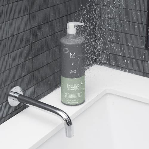 Paul Mitchell MITCH Heavy Hitter Daily Deep Cleansing Shampoo for Men, For All Hair Types, 33.8 fl. oz.