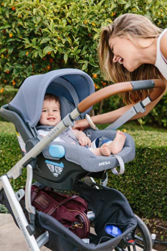 MESA Infant Car Seat - Bryce (White and Grey Marl) + MESA Base