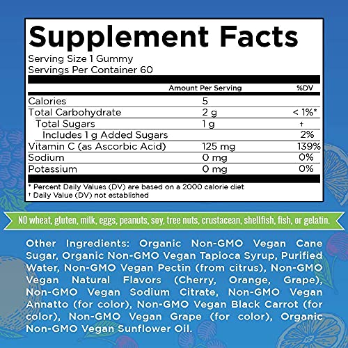 Kids Multivitamin + Immunity + Vitamin C Gummies Bundle by MaryRuth's | Supports Immune Function & Overall Health for Adults & Kids.