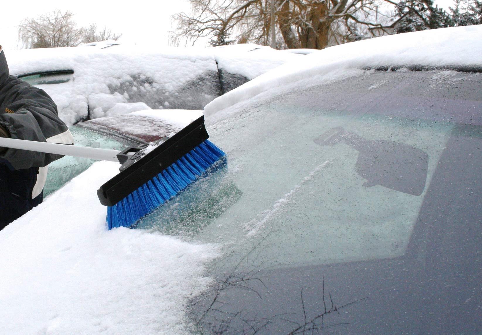 Mallory 581-E Mallory Telescoping Sport Utility Snow Broom with 8" Head (Colors may vary)