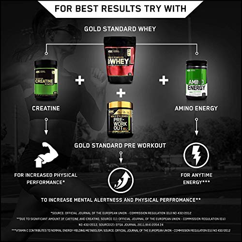 Optimum Nutrition 100% Gold Standard Whey Protein Powder Delicious Strawberry 450G