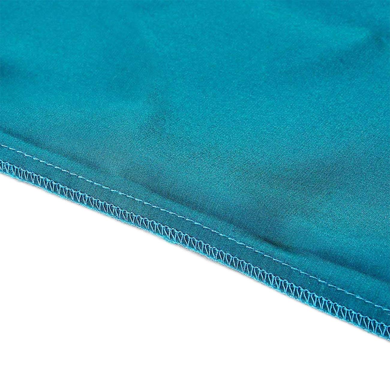 Hodeco Nature Silk Pillowcase 14x20 Double Sides 100% Mulberry Silk 19 Momme Thick Silk Pillow Cover for Bed Pillow Sham Cover Toddler Size 36x51cm Silk Pillowcase, Peacock Blue 1 Piece