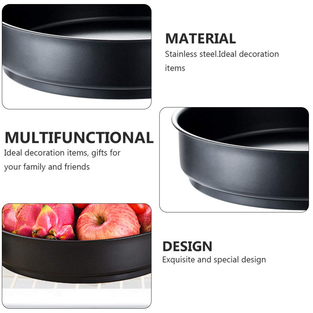 DOITOOL Rotating Spice Racks for Pantry Steel Lazy Susans Organizer Decorative Trays Storage Containers Organizer for Kitchen Snacks Bathroom